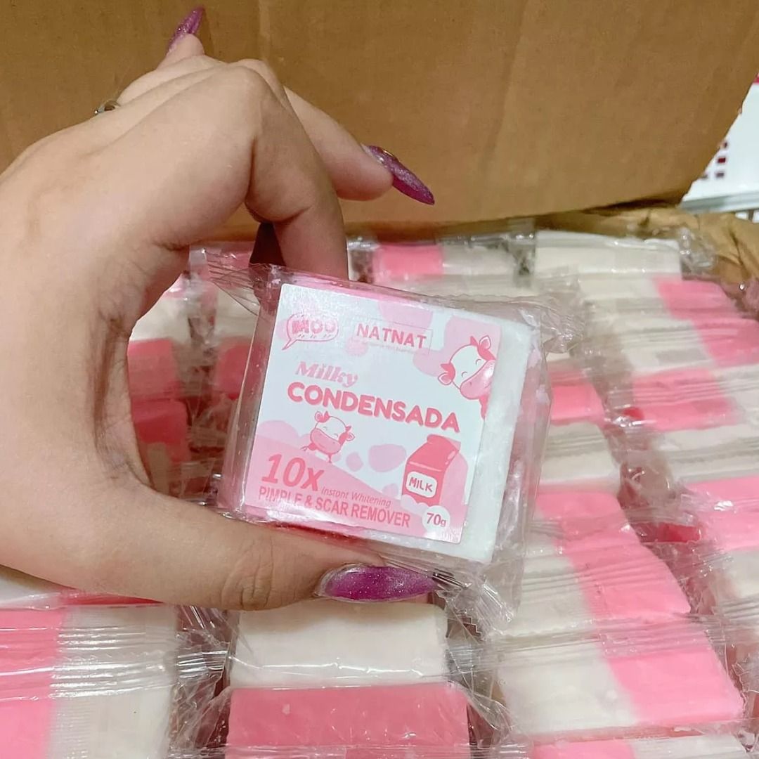 Authentic Natnat by Rosmar Milky Condensada Soap Bar 70 grams, Beauty ...