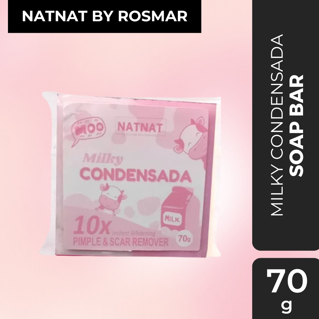 Authentic Natnat by Rosmar Milky Condensada Soap Bar 70 grams, Beauty ...