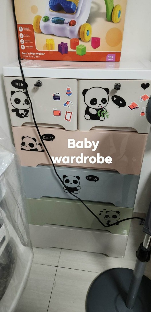 Baby wardrobe with wheels for sale, Babies & Kids, Baby Nursery & Kids ...