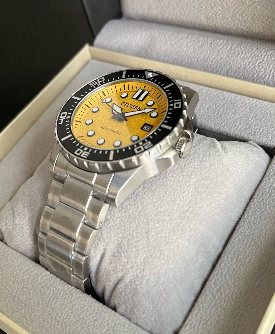 BNEW AUTHENTIC Citizen Promaster Watch NJ0170-83Z Automatic Yellow Dial ...