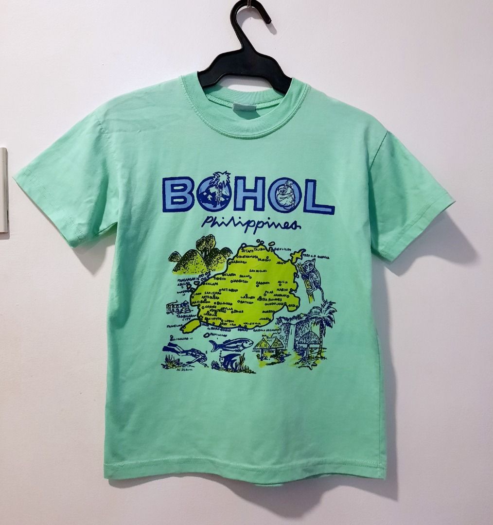 Bohol Philippines Map Shirt, Women's Fashion, Tops, Shirts on Carousell