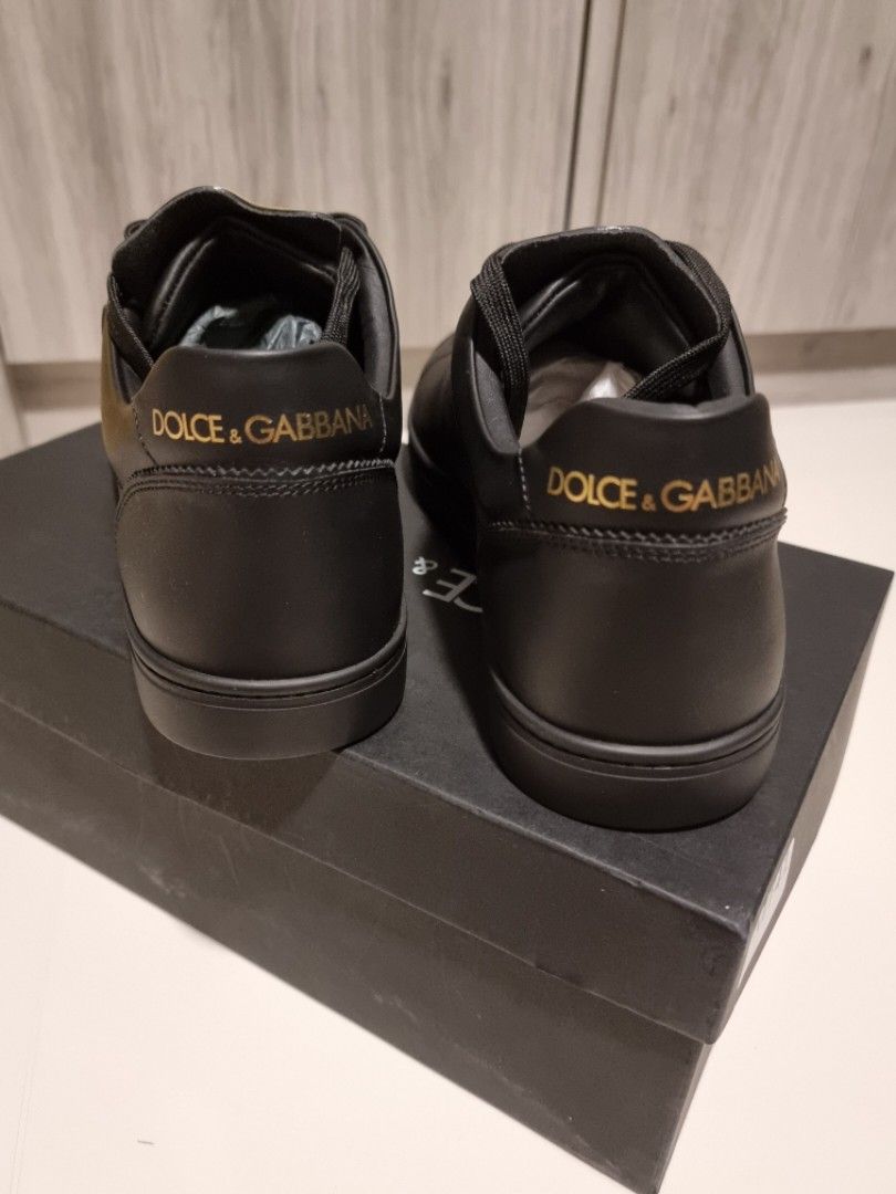 BRAND NEW! DOLCE & GABBANA Made in Italy Black Sneakers, Men's Fashion ...
