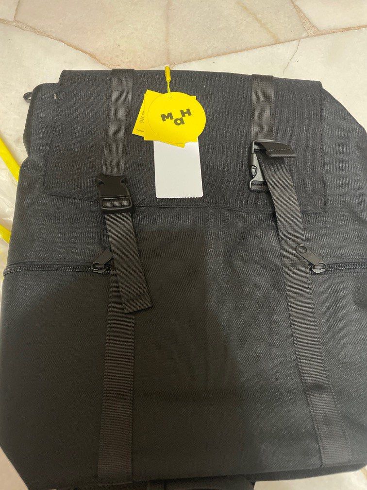Brand new MAH black backpack, Men's Fashion, Bags, Backpacks on Carousell
