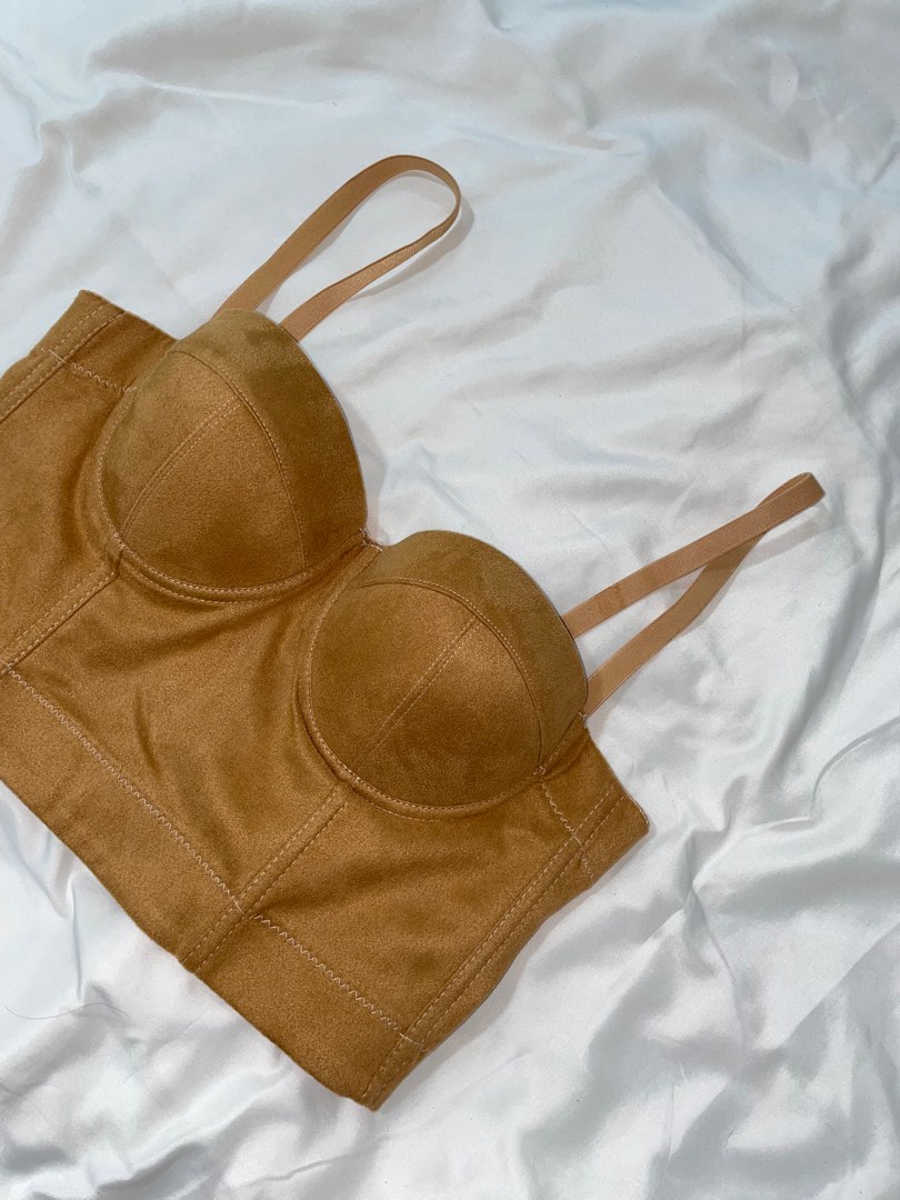 Bustier top, Women's Fashion, Tops, Sleeveless on Carousell
