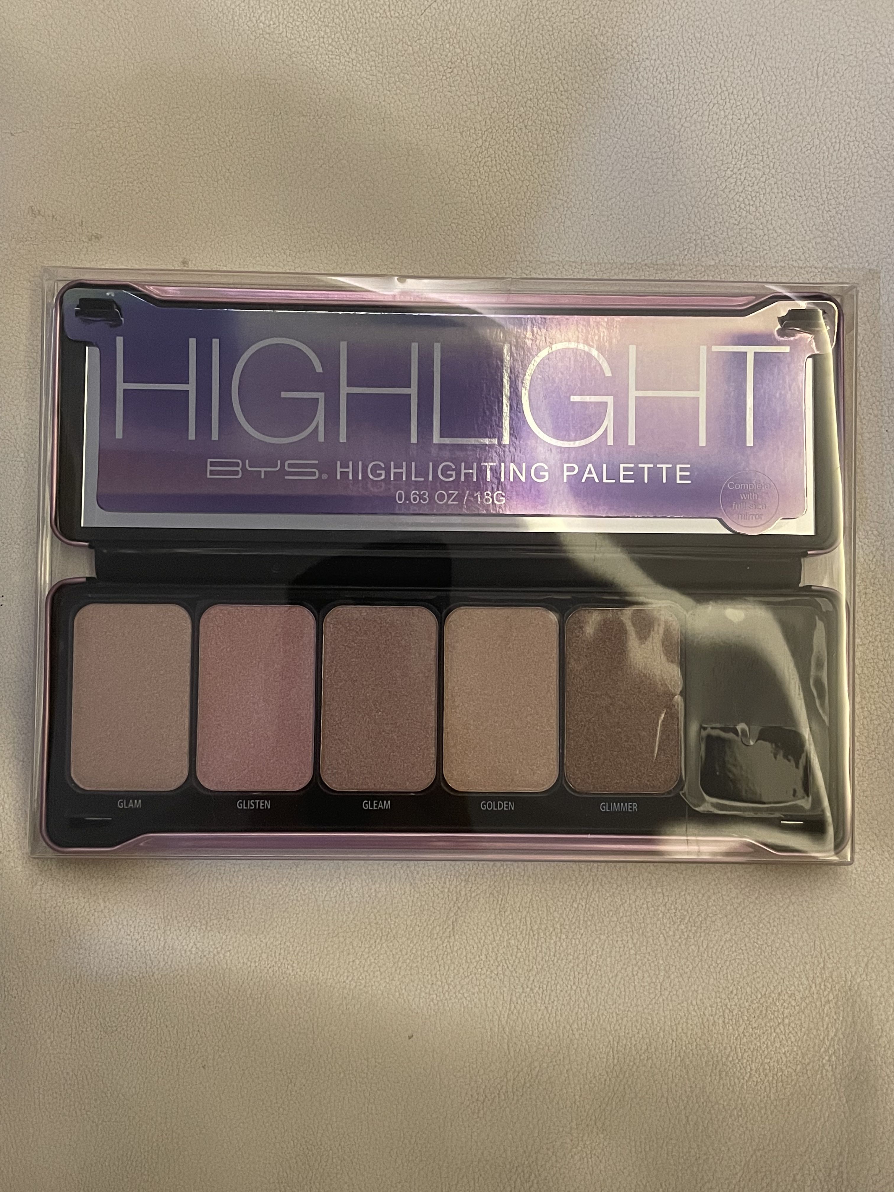 BYS Cosmetics Highlight Palette, Beauty & Personal Care, Face, Makeup ...