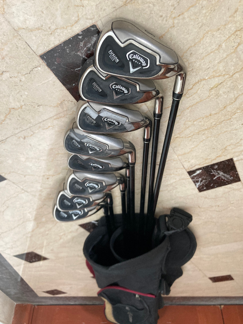 Callaway Fusion Wide Sole Iron Set, Sports Equipment, Sports & Games ...