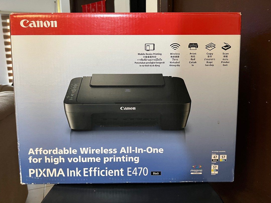 Canon E470 WiFi Printer, Computers & Tech, Printers, Scanners & Copiers ...