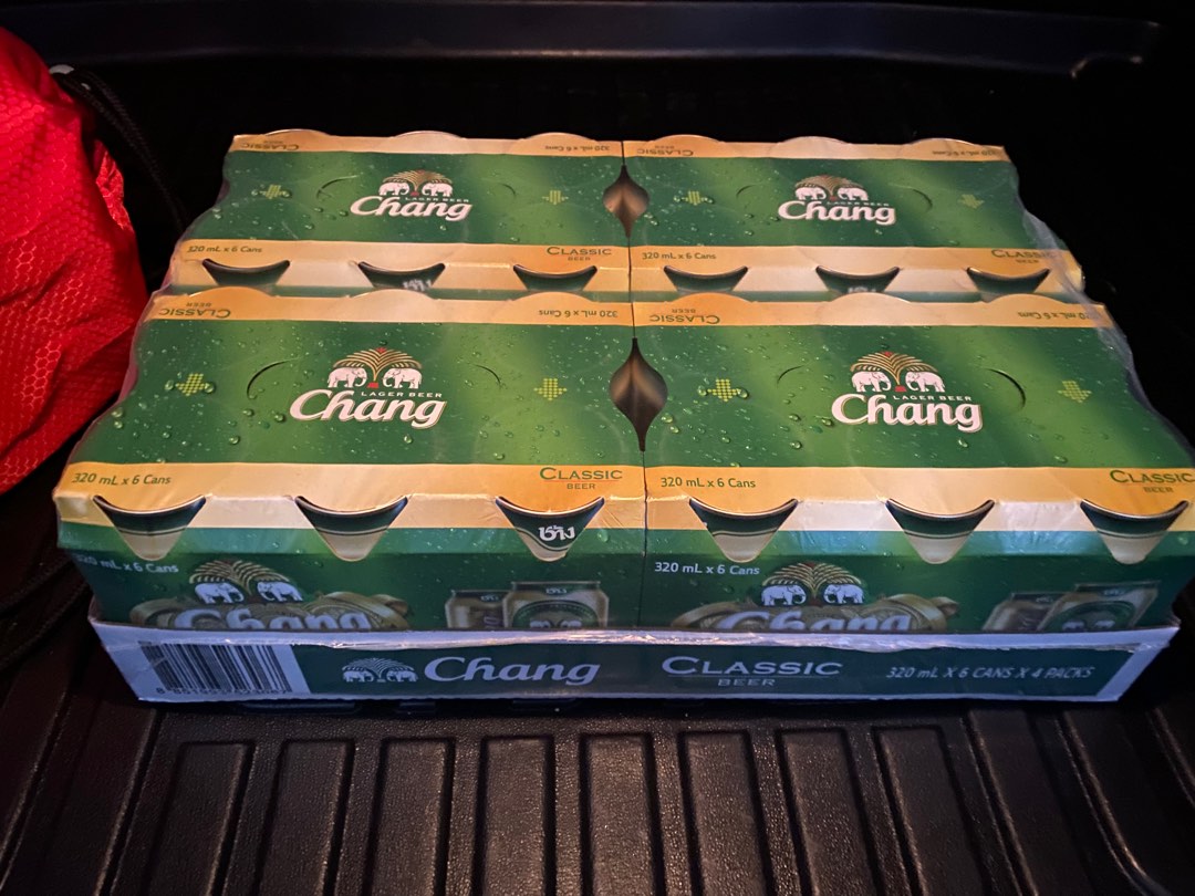 Chang Beer (1 carton 24x 320ml), Food & Drinks, Beverages on Carousell