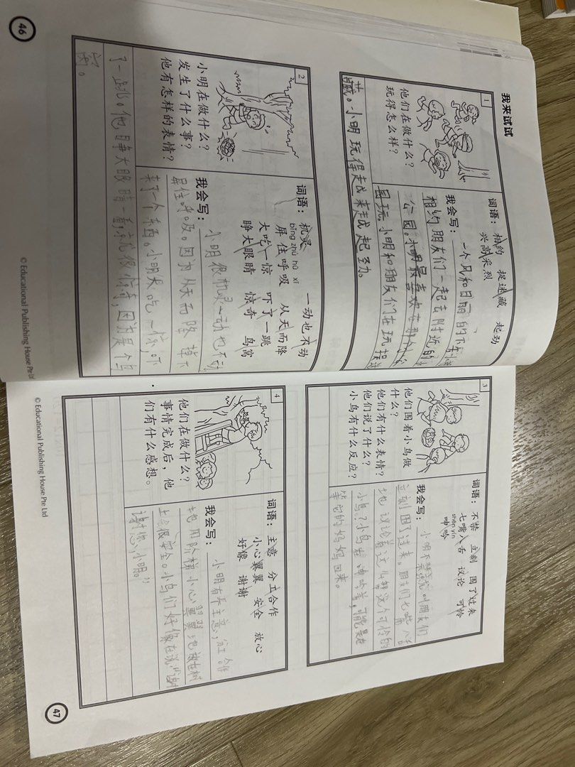 Chinese composition writing P3/4, Hobbies & Toys, Books & Magazines ...