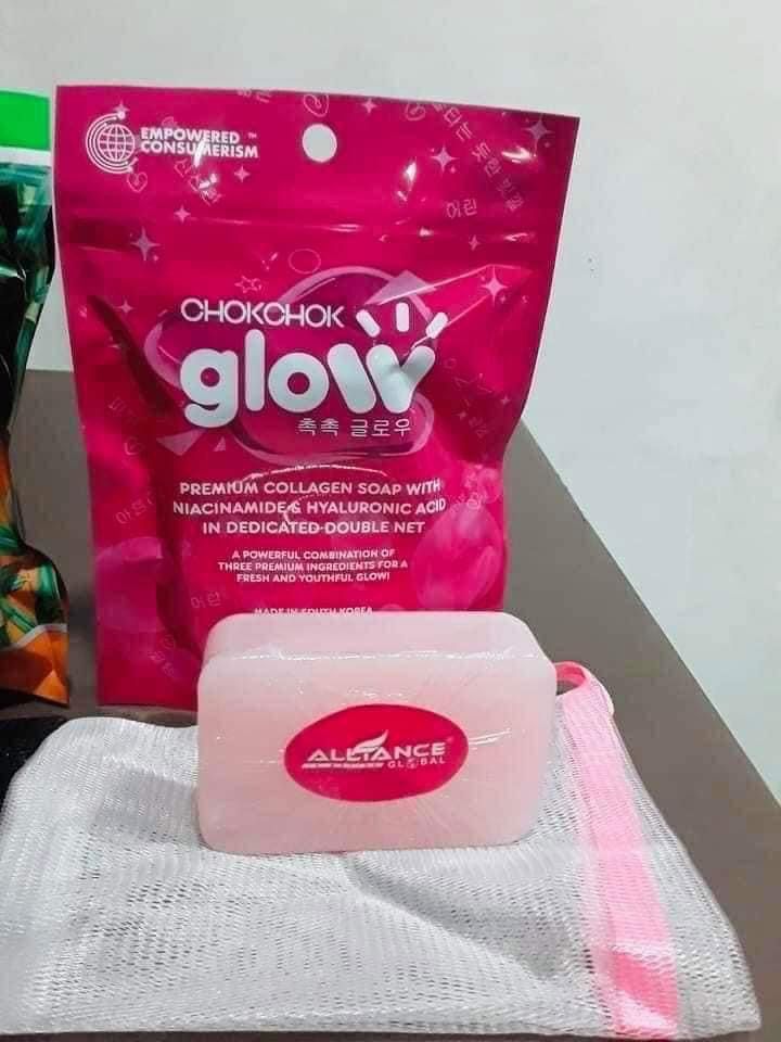 Chok Chok Glow KSoap Aim Global, Beauty & Personal Care, Face, Face Care on Carousell