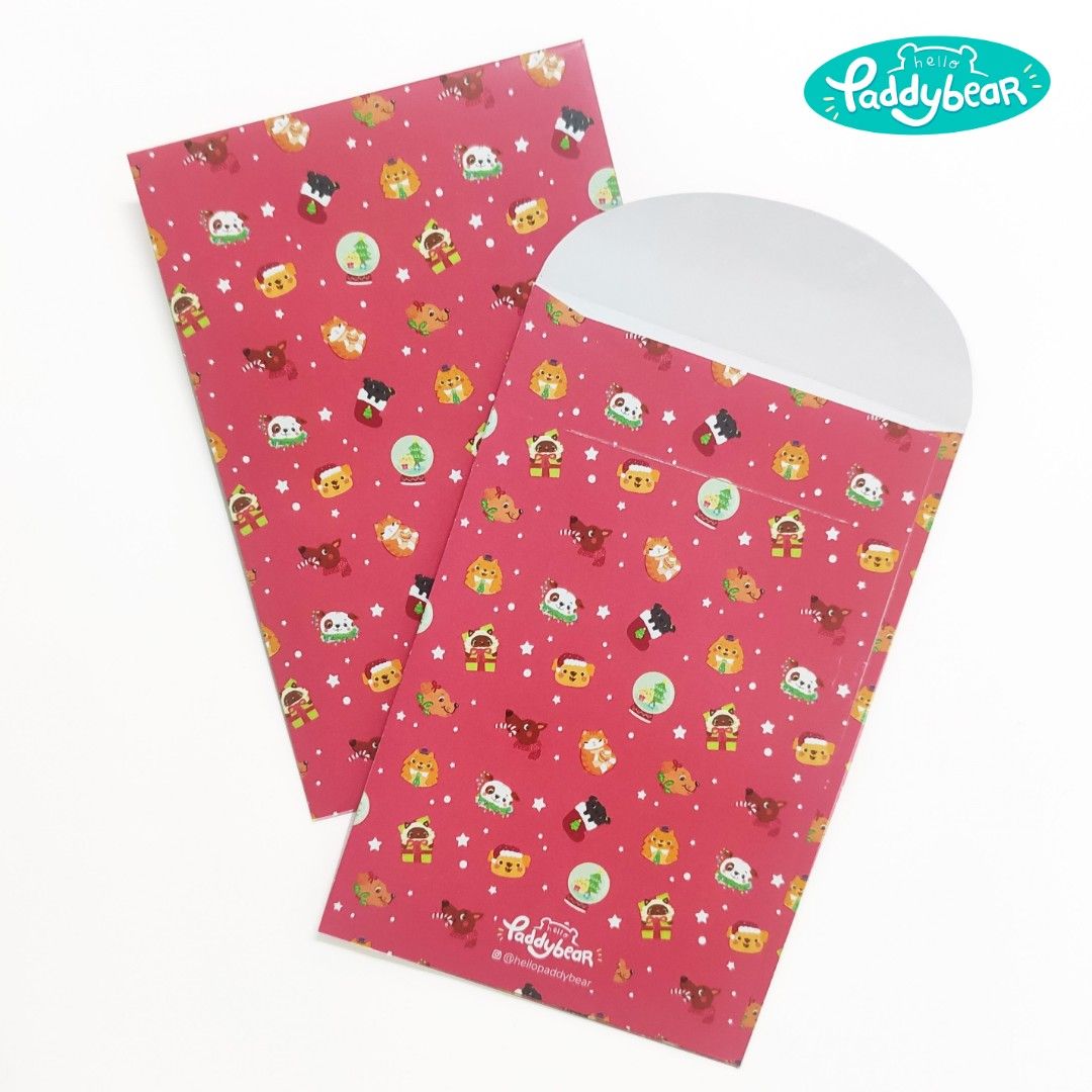 Christmas Money Envelope (10pcs) Angpao / Ampao Cats and Dogs Pattern ...