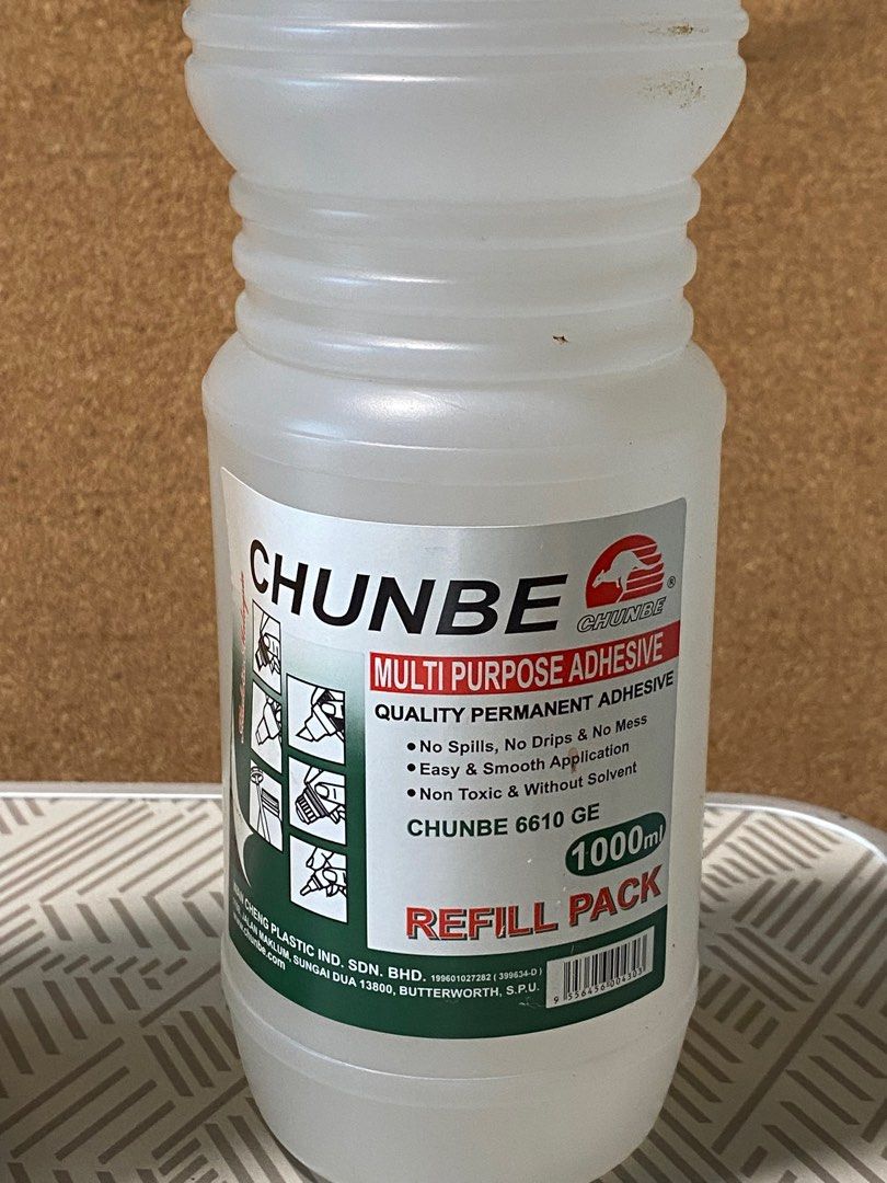 CHUNBE latex and multipurpose glue, Hobbies & Toys, Stationery & Craft ...
