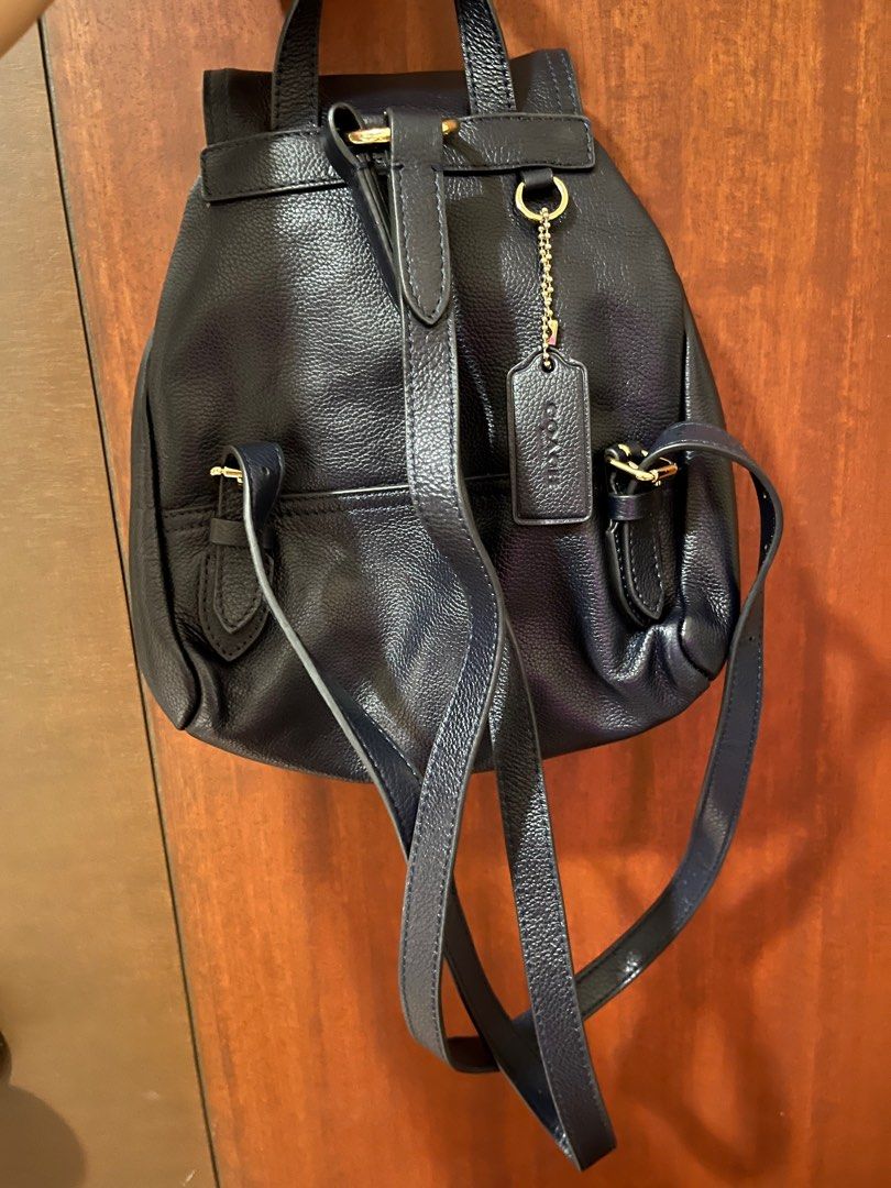 COACH Backpack (navy), Women's Fashion, Bags & Wallets, Backpacks on ...