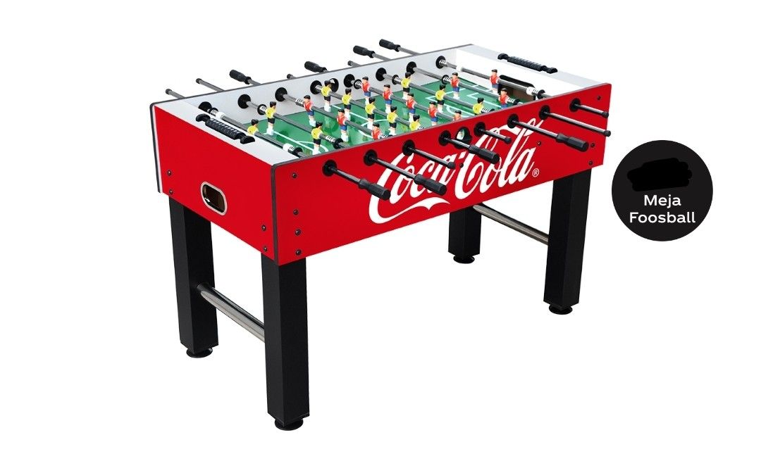 COCA COLA COKE Meja Foosball Football Table Limited Collector Edition ...