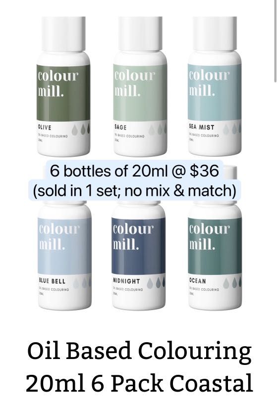 Colormill (Oil based Edible Food Colouring), Food & Drinks, Homemade ...