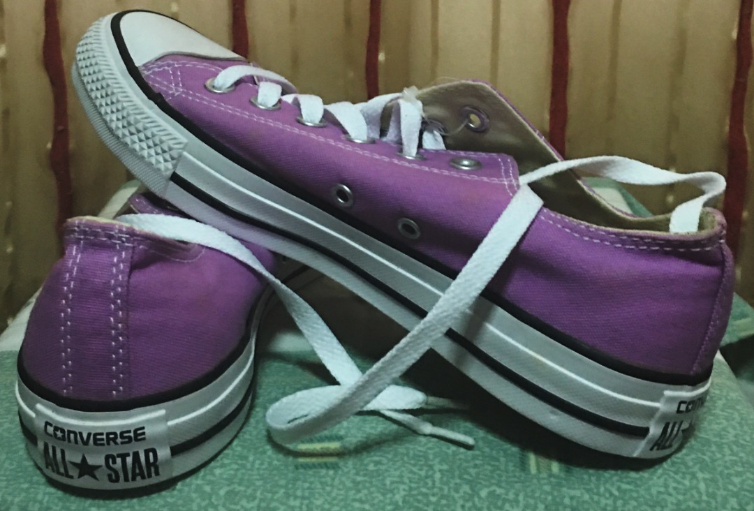 Converse All-Star purple, Women's Fashion, Footwear, Sneakers on Carousell