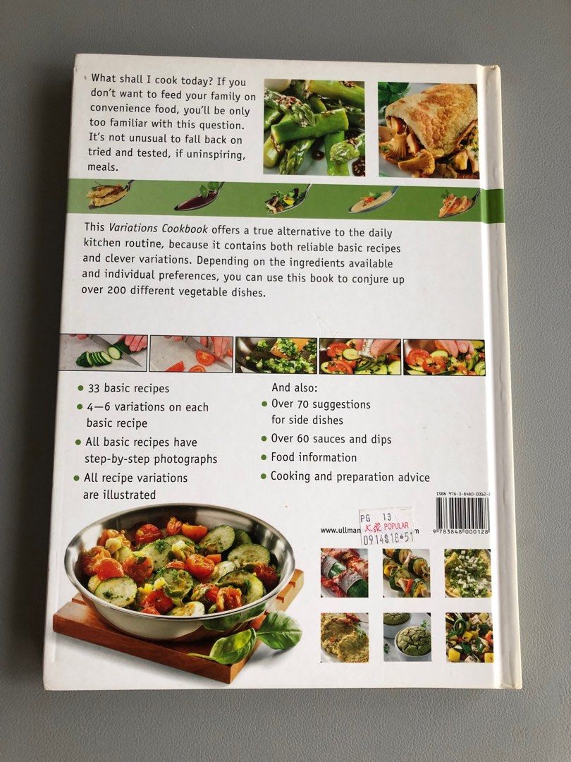 Cookbook - Vegetables, Hobbies & Toys, Books & Magazines, Travel ...