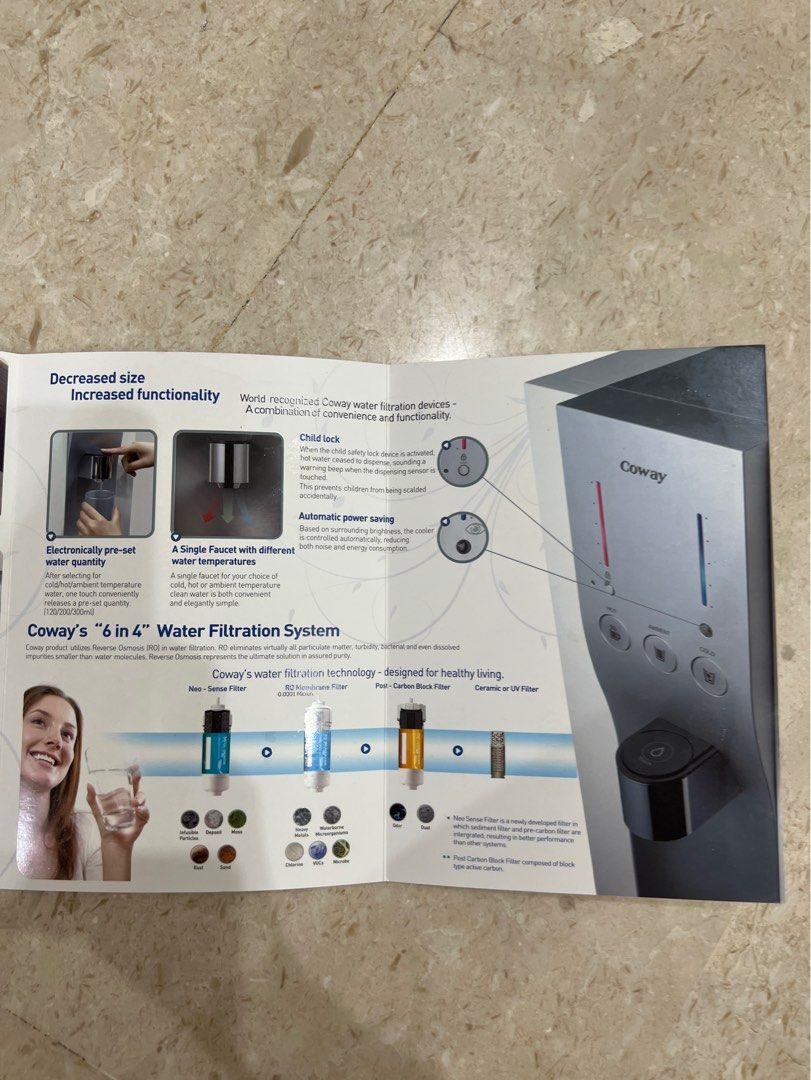 Coway water filtration Device Petit, TV & Home Appliances, Kitchen ...