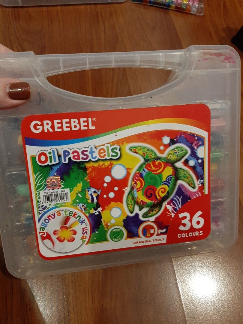Crayon Grebel 36 Warna, Buku & Alat Tulis, Alat Tulis di Carousell