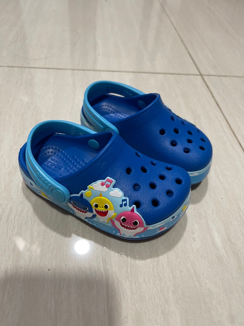 Crocs Baby Shark Kids, Babies & Kids, Babies & Kids Fashion on Carousell
