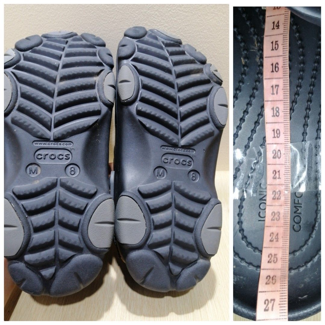 Crocs Size 8 Men's Clogs, Men's Fashion, Footwear, Slippers & Slides on ...