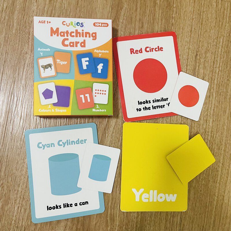 [現貨]Curios Matching Card英文配對小卡, 其他, 其他 - Carousell