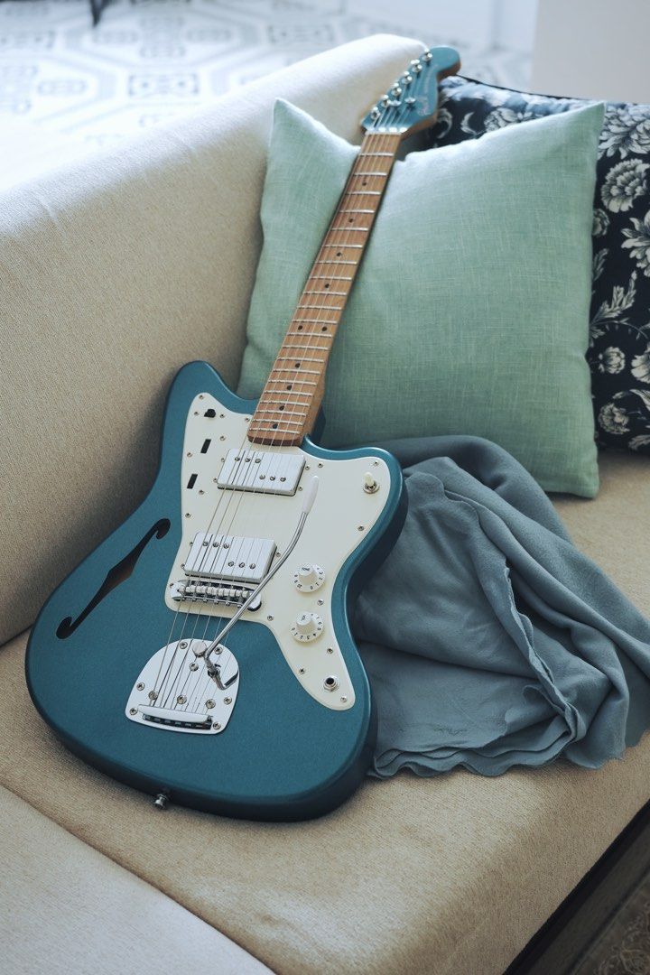 Custom Thinline Jazzmaster WRHB, Hobbies & Toys, Music & Media, Musical ...
