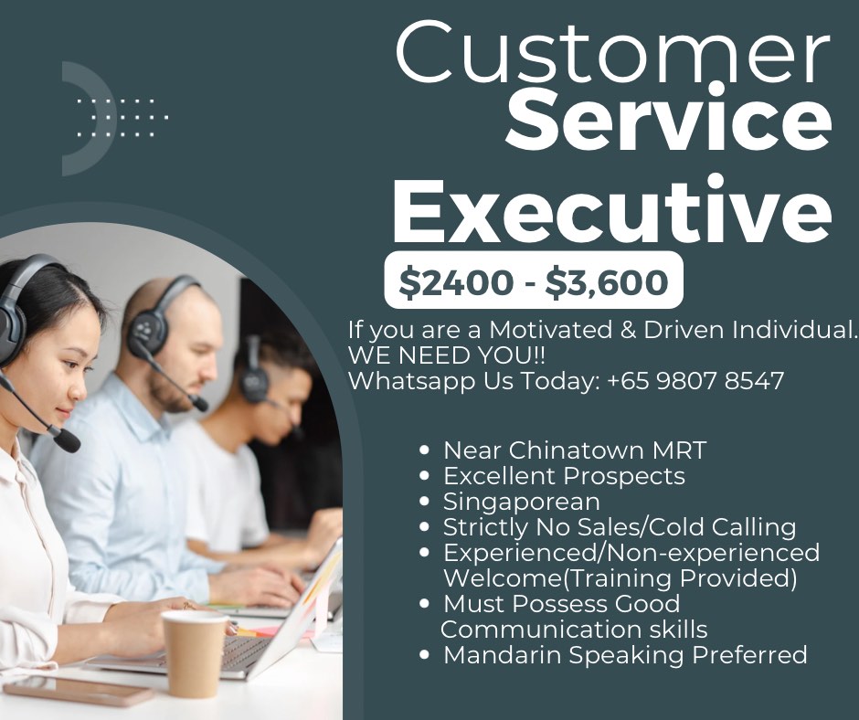 Customer Service Executive, Jobs, Customer Service on Carousell