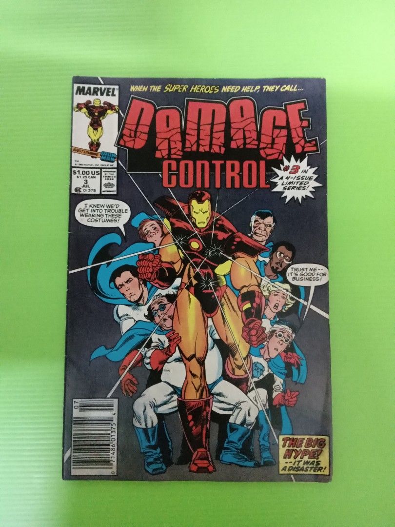 Damage Control #3 ( Ernie Colon - Cover Art ) Marvel Copper Age Issue ...