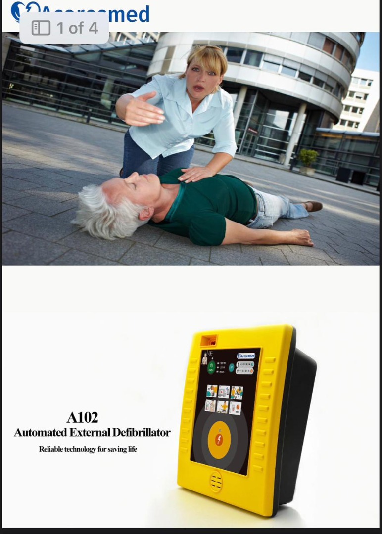 Defibrillators, Automated, External AED A102, Health & Nutrition ...