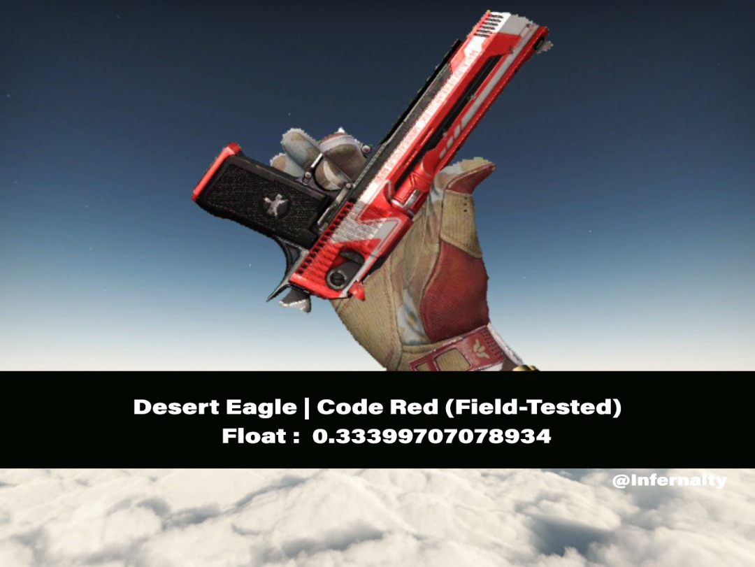 Desert Eagle Code Red FT CSGO SKINS KNIVES, Video Gaming, Gaming ...