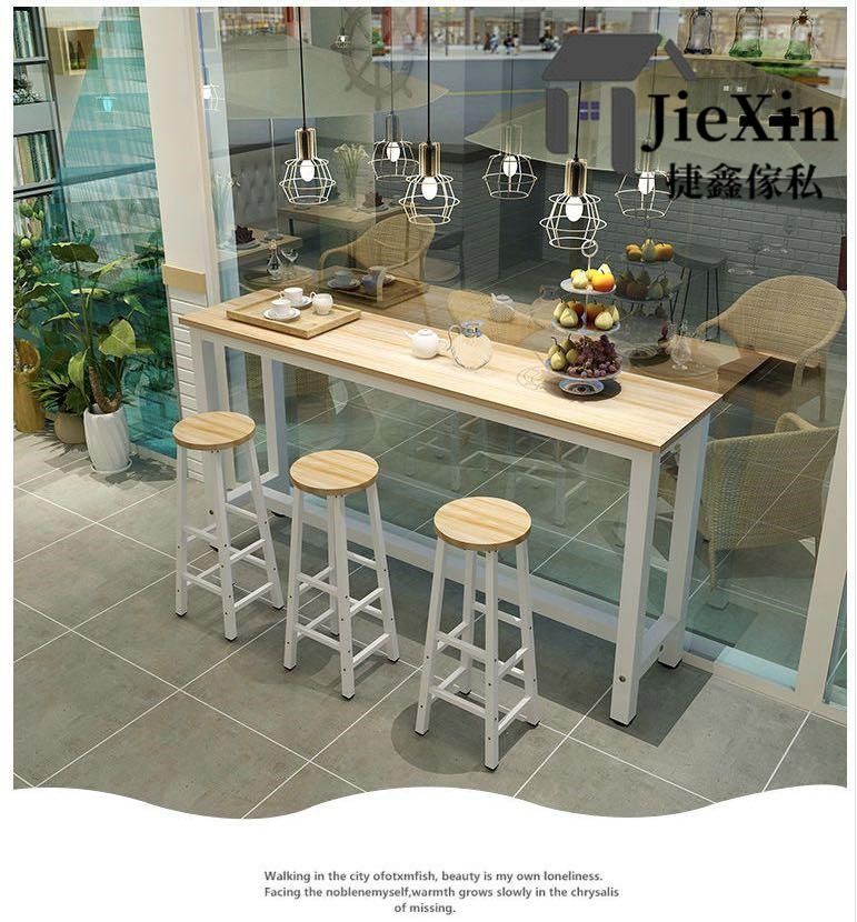 Desktop high -foot bar table bar chair stool high -foot chair bar ...