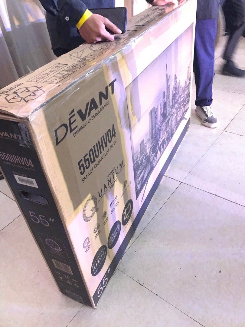 Devant 55 inch 4k display TV with Wall Bracket, TV & Home Appliances ...