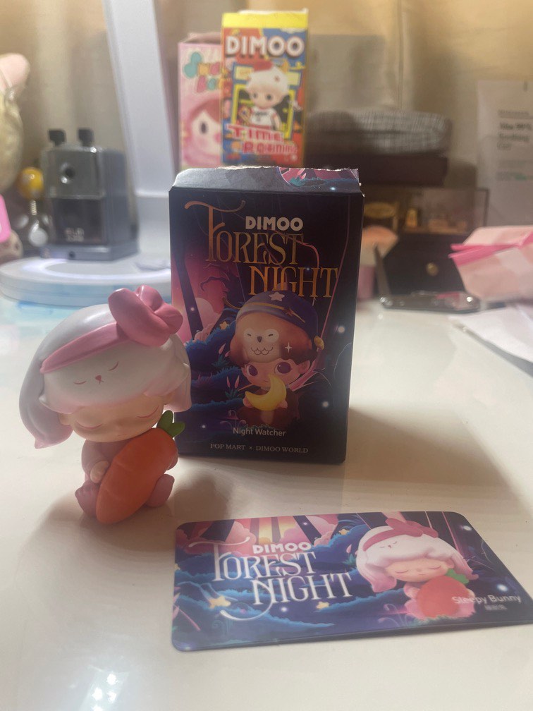 Dimmo forest night popmart - sleepy bunny, Hobbies & Toys, Toys & Games ...