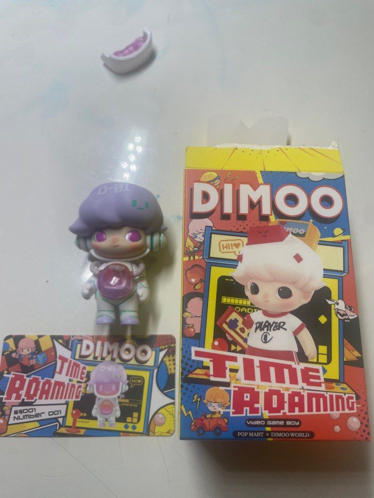 Dimoo time roaming popmart -number D01, Hobbies & Toys, Toys & Games on Carousell