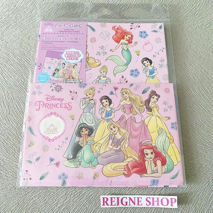 DISNEY PRINCESS LETTER SET, Hobbies & Toys, Stationary & Craft ...