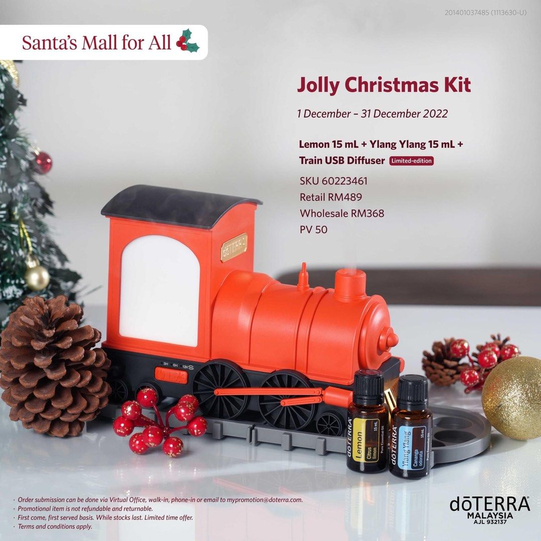 Doterra Little Train Diffuser, Beauty & Personal Care, Fragrance ...