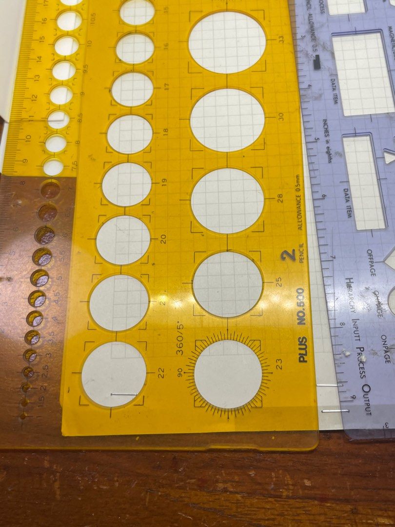 Drawing templates and triangle sets Rotring staedtler Kokuyo, Hobbies ...