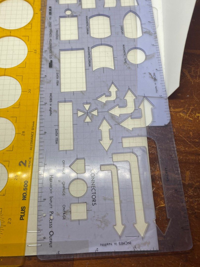 Drawing templates and triangle sets Rotring staedtler Kokuyo, Hobbies ...
