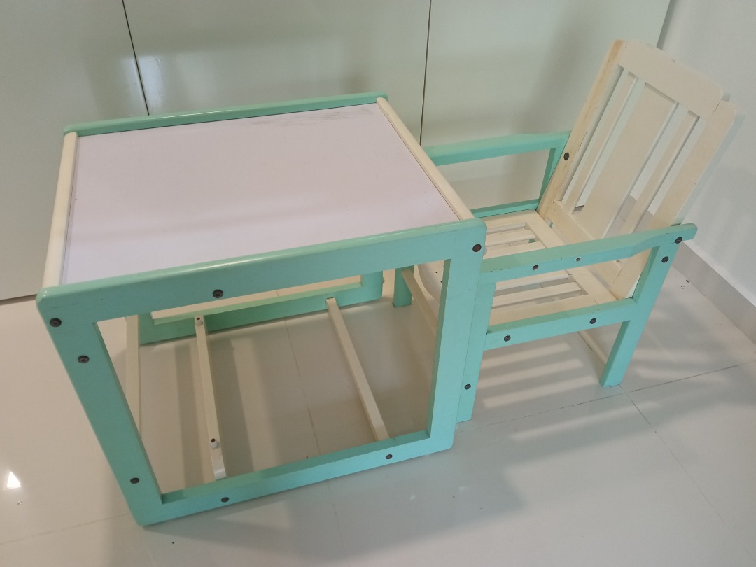 Dual function table & chair (FOC), Babies & Kids, Baby Nursery & Kids ...