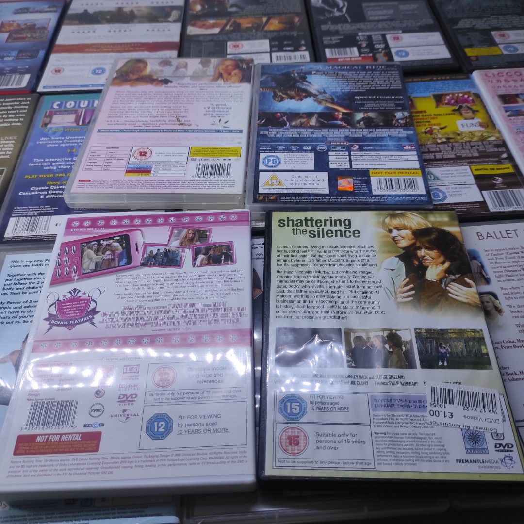 DVD movies exercise and other DVD from the UK all original @ 150 each, Hobbies & Toys, Music ...