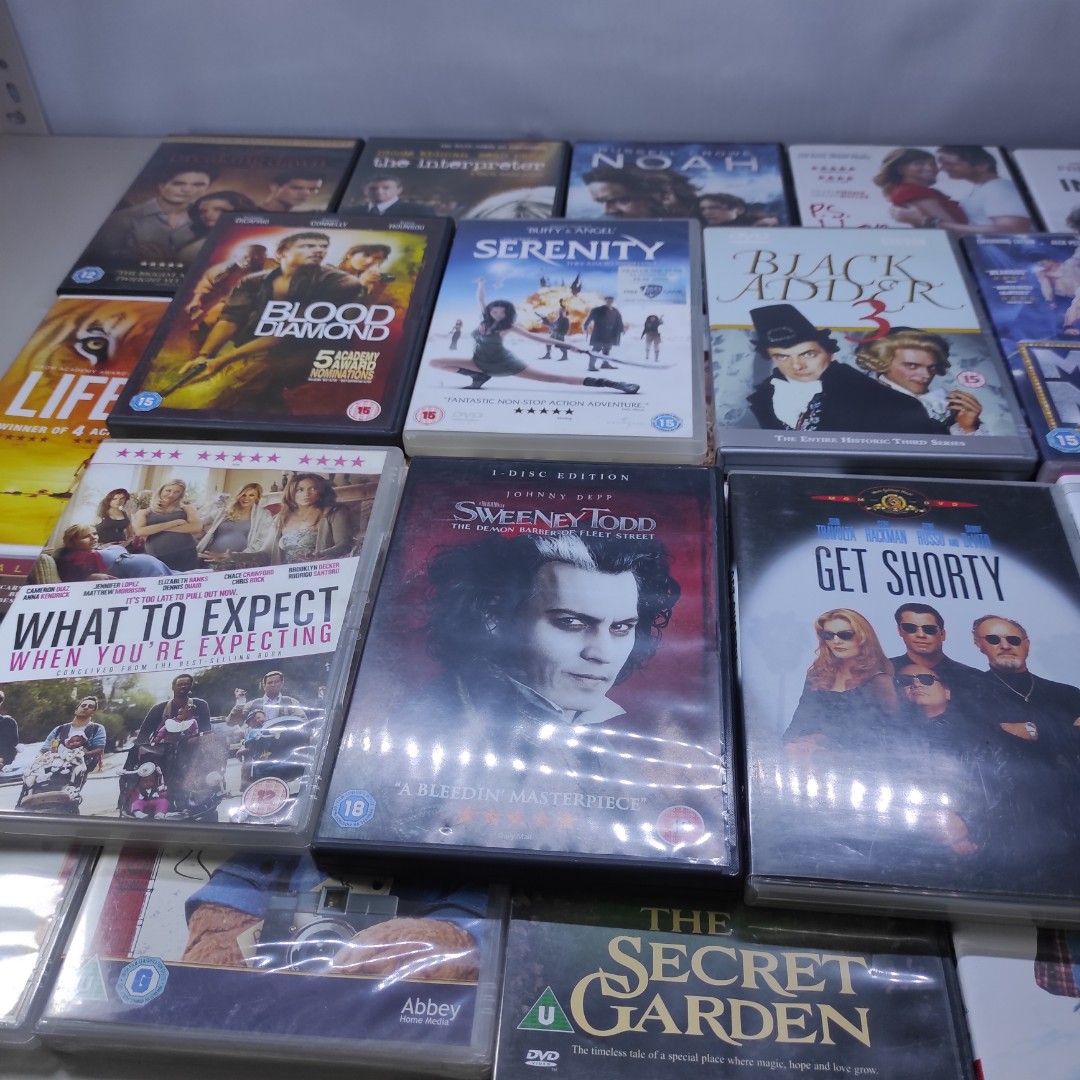 DVD movies from the UK All original classic and blockbusters @ 245 each ...