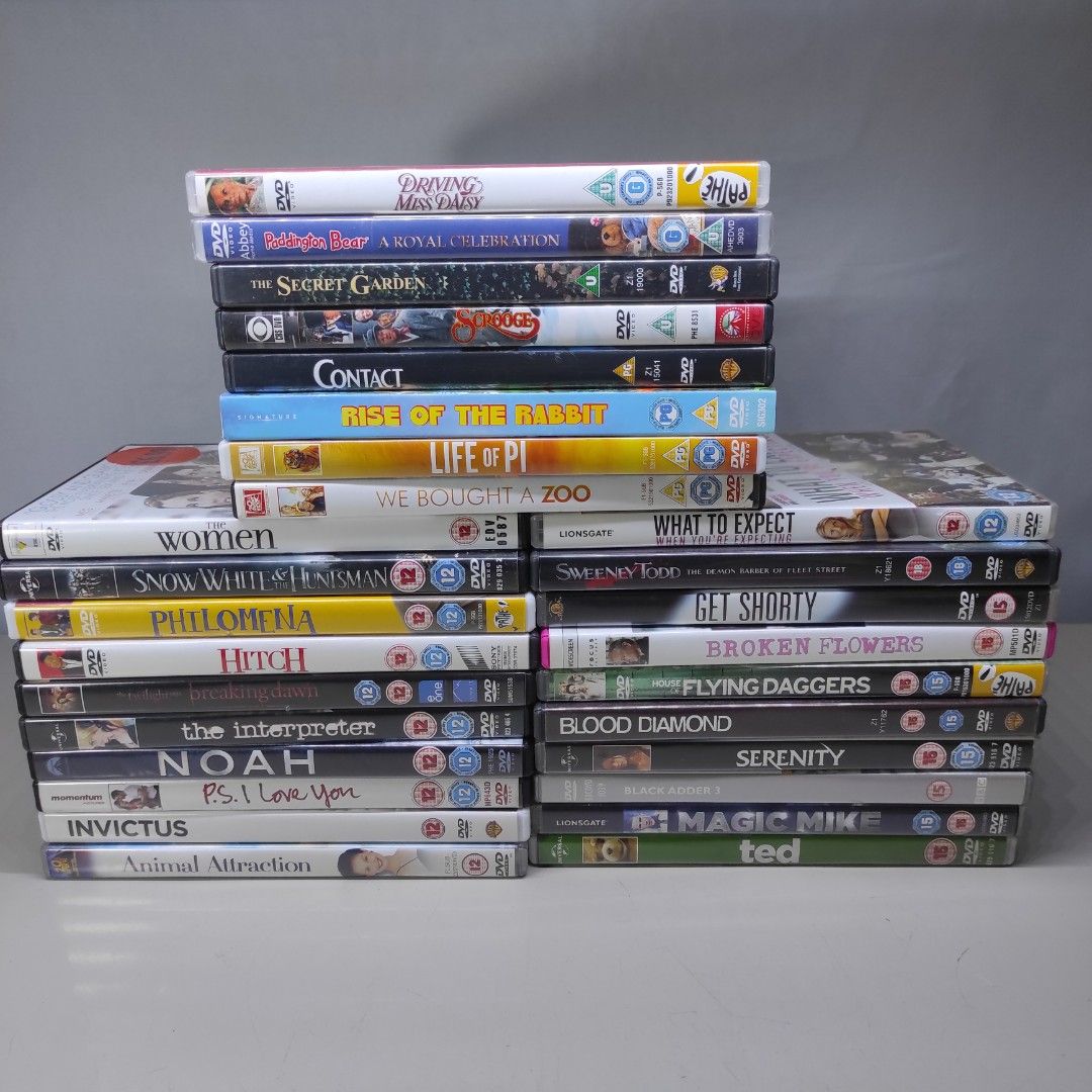 DVD movies from the UK All original classic and blockbusters @ 245 each ...