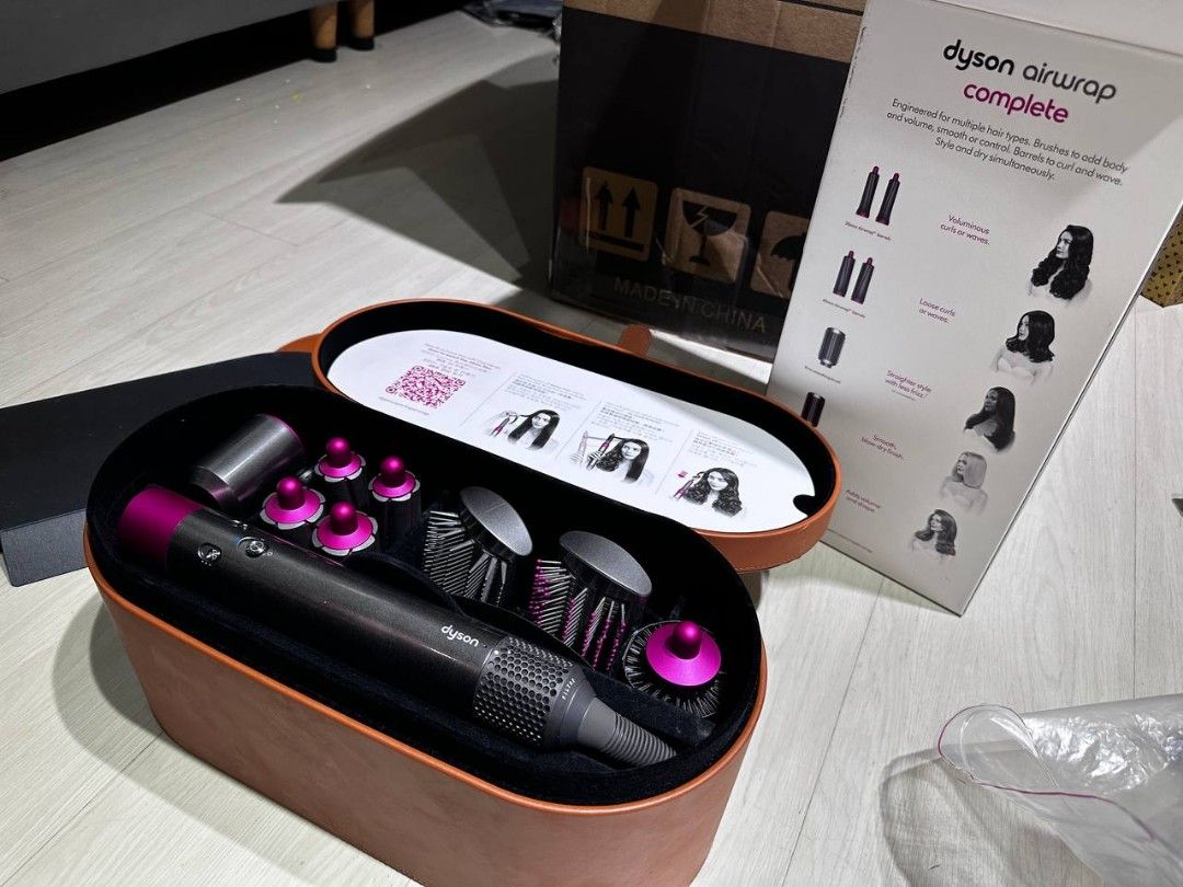 Dyson Airwrap Complete pink limited edition full set air wrap warp ...