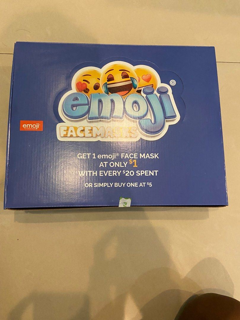 Emoji Face Masks, Health & Nutrition, Face Masks & Face Shields on ...