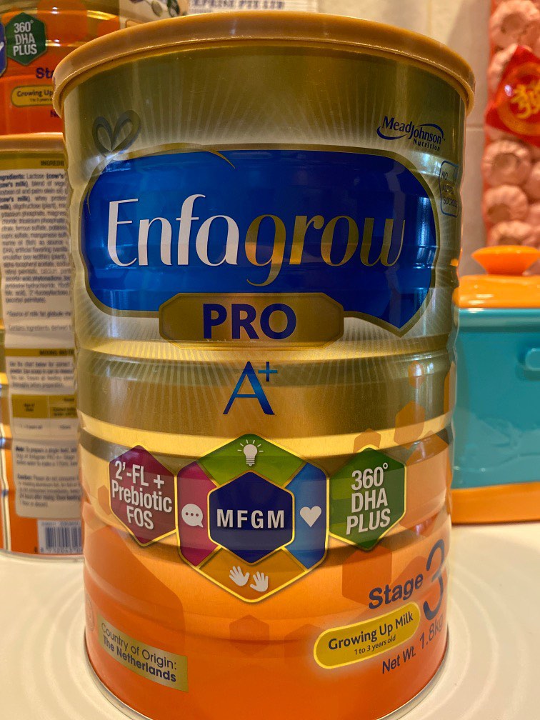 Enfagrow Pro A+ Stage 3 1.8kg Tin Exp Aug 2024, Babies & Kids, Nursing & Feeding, Weaning ...