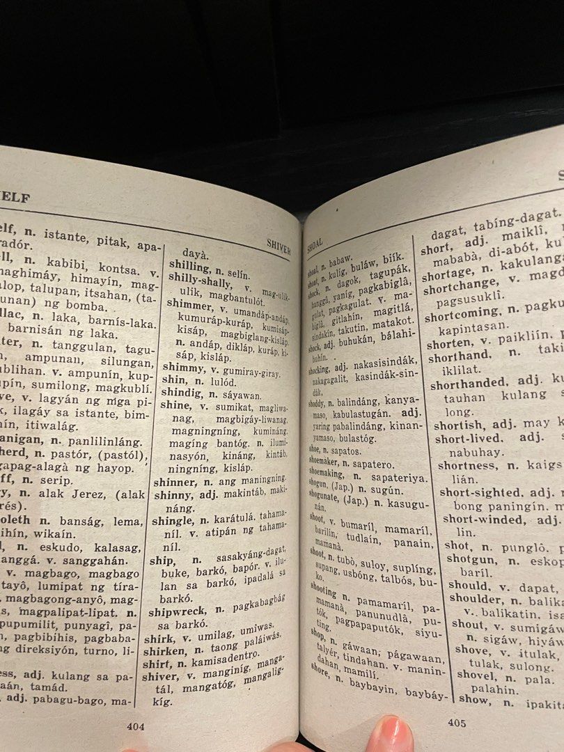 English-Filipino & Filipino-English Dictionary, Hobbies & Toys, Books ...