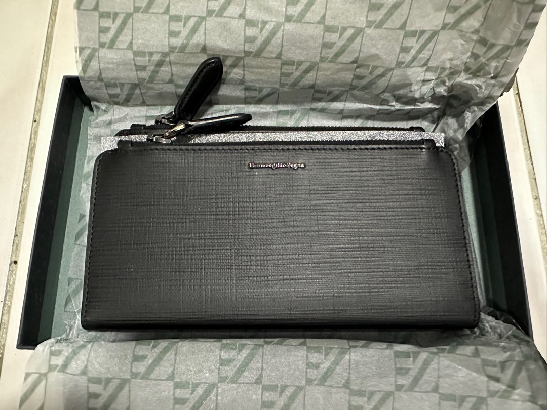 Authentic Ermenegildo Zegna Wallet , Luxury, Bags & Wallets on Carousell
