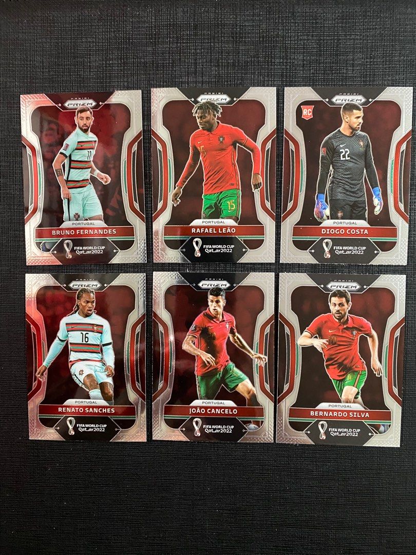 FIFA World Cup Qatar 2022 Prizm Soccer cards: Portugal, Brazil, Uruguay ...