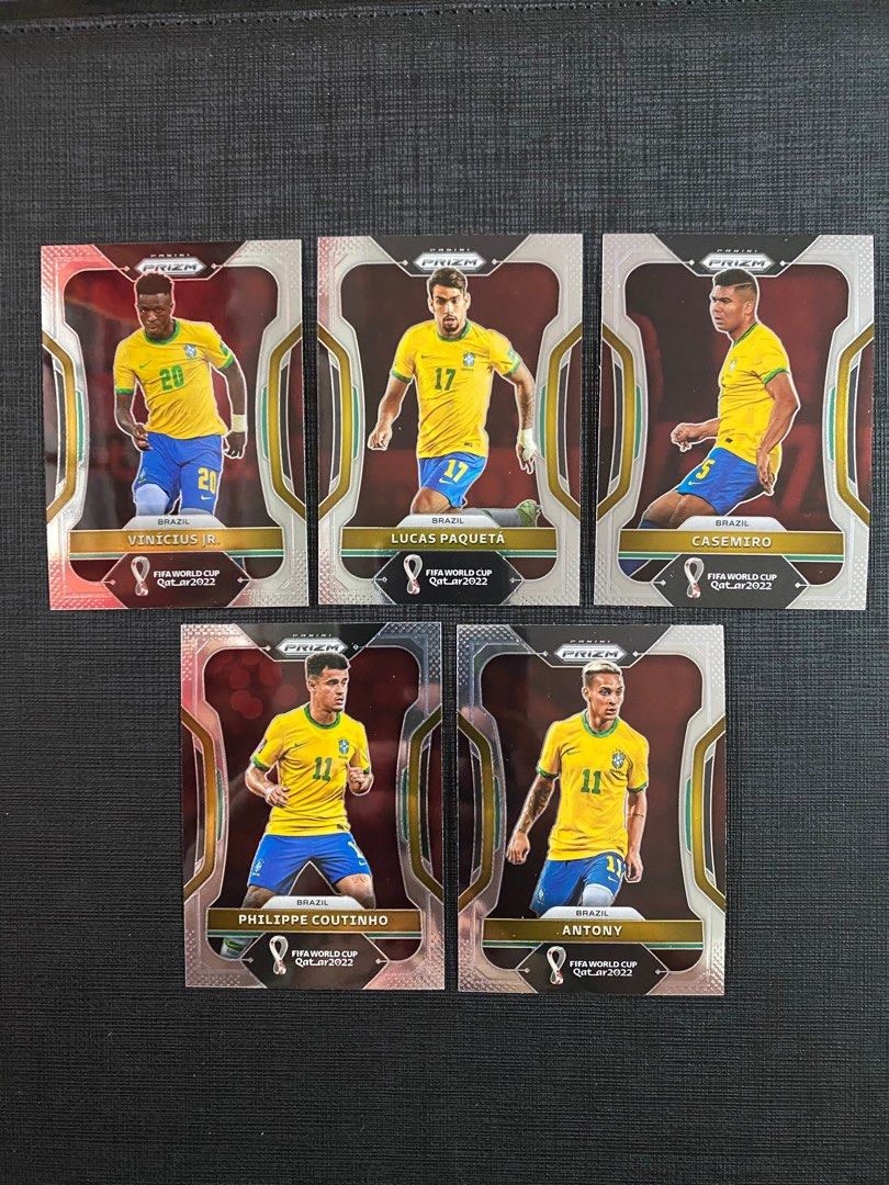 FIFA World Cup Qatar 2022 Prizm Soccer cards: Portugal, Brazil, Uruguay ...